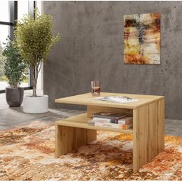 Couchtisch Inosign, B:66cm H:45cm T:66cm, braun, Wohnzimmer, Tische, "Coby", 66 x 45cm