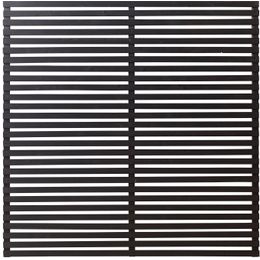Plus Sichtschutzelement "Tokyo", H/L: 180cm x 13,32m, Pfosten: 8 Stk., schwarz, Garten, Zaunelemente, H&ouml;he: 180 cm, Gesamtl&auml;nge: 5,76 bis 13,32 m,