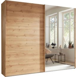 Schwebet&uuml;renschrank Wiemann, B:246,9cm H:236cm T:67cm, braun, Glas, Holzwerkstoff, Schr&auml;nke, "Korfu", hochwertige Beschl&auml;ge