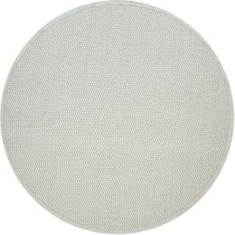 Teppich Paco Home, H:4mm &Oslash;:160cm, beige, Polypropylen (PP), Wohnzimmer, Teppiche, "Timber 125", Flachgewebe, Sisal Optik, In- und Outdoor geeignet,