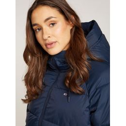 Tommy Jeans Damen Steppjacke "TJW ASPEN PUFFER EXT", blau, Gr. XL, unifarben, Web, Obermaterial: 100% Polyamid. Futter: 100% Polyester. Wattierung: