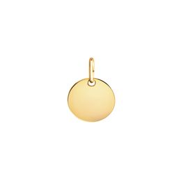 Vivance Damen Kettenanh&auml;nger "585/- Gelbgold Anh&auml;nger Gravurplatte", one-size, Gold, 1,5 g, gelb, Gold, Schmuckanh&auml;nger