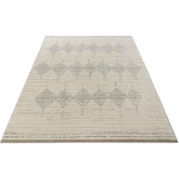 Teppich Gino Falcone, B:200cm H:13mm L:300cm, beige, Polypropylen (PP), Wohnzimmer, Teppiche, "Durlesti 4925", Kurzflor, modernes Rauten Design,