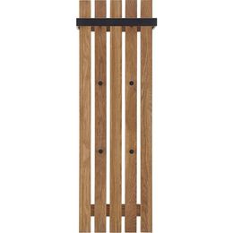 Garderobenpaneel MCA furniture, B:40cm H:120cm T:22cm, beige, Massivholz, Garderobenpaneele, "BANTRY Garderobenpaneel W1-120", Leisten