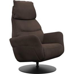 Relaxsessel Alina, B:84cm H:117cm T:90cm, braun, Struktur fein XBO (100% Polyester), Wohnzimmer, Sessel, "Thimo", in Größe L, Liegefläche 185cm,