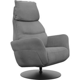 Relaxsessel Alina, B:84cm H:114cm T:88cm, grau, Struktur fein XBO (100% Polyester), Wohnzimmer, Sessel, "Thimo", in Gr&ouml;&szlig;e M, Liegefl&auml;che 180cm,