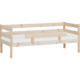 Einzelbett Hoppekids, B:76cm H:65cm L:166cm, beige, Kiefer massiv, Betten, "ECO Comfort Kinderbett, Kiefer Massivholz, Jugendbett inkl. Rollrost",