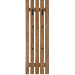 Garderobenpaneel MCA furniture, B:38cm H:120cm T:14cm, beige, Massivholz, Garderobenpaneele, "BANTRY Garderobenpaneel W3-5", Leisten