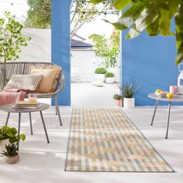 Teppich FLAIR RUGS, B:80cm H:3mm L:230cm, bunt, Kunstfaser, Wohnzimmer, Teppiche, "Villa", Outdoor Teppich