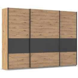 Schwebet&uuml;renschrank Rauch, B:315cm H:229cm T:62cm, grau, Holzwerkstoff, Schr&auml;nke, "Schwebet&uuml;renschrank Kleiderschrank Schrank Garderobe CORTONA",