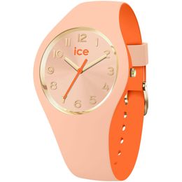 Ice Watch ICE-WATCH Damen Quarzuhr "ICE duo chic - Small - 3H", orange, Armbanduhren, Armbanduhr, Damenuhr, Silikonarmband, analog
