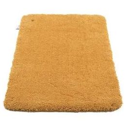 Badematte Tom Tailor "Cozy Bath UNI", gold, H:27mm, Polyester, Badematten, Badteppich, Uni Farben, rechteckig, rund und oval erhältlich