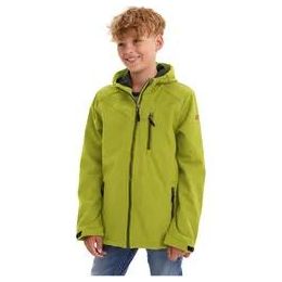 Softshelljacke Killtec "Boys Softshelljacke" Gr. 128, grün (limette) Kinder Jacken