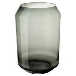 Tischvase Fink "ORELIA", grau, H:38cm Ø:26cm, Glas, Vasen, aus Glas, auch als Windlicht verwendbar