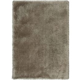 Hochflor-Teppich FLAIR RUGS, B:120cm H:70mm L:170cm, braun, Kunstfaser, Teppiche, "Pearl"