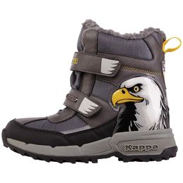 Kappa Kinder Winterboots, Gr. 26, grau, Synthetik, mehrfarbig, Schuhe