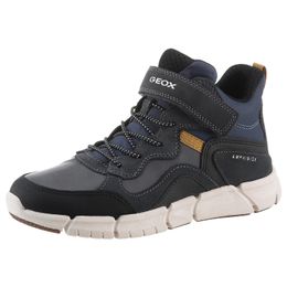 Geox Mädchen Sneaker "J FLEXYPER BOY B ABX", Gr. 32, grau, Synthetik, Textil, Veloursleder, Schuhe, Freizeitschuh, Boots, Schnürschuh mit