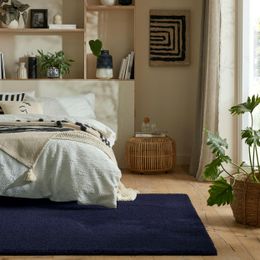 Teppich FLAIR RUGS, B:120cm H:23mm L:170cm, blau, Kunstfaser, Wohnzimmer, Teppiche, "Fluffy"
