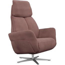 Relaxsessel Alina, B:84cm H:117cm T:90cm, braun, Struktur fein XBO (100% Polyester), Wohnzimmer, Sessel, "Thimo", in Gr&ouml;&szlig;e L, Liegefl&auml;che 185cm,