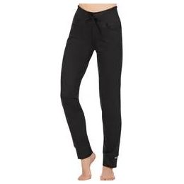 Sweathose TRIGEMA "TRIGEMA Jogginghose in leichter Sweat-Qualität" Gr. XXL, US-Größen, schwarz Damen Hosen