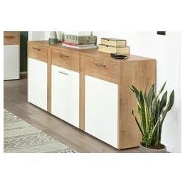 Kommode VOGL MÖBELFABRIK "Tirent" Sideboards Gr. B/H/T: 159 cm x 84 cm x 40 cm, 1 St., weiß (eiche, weiß) Sideboard