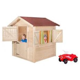 Spielhaus Weka "Tabaluga Drachenhöhle" Spielhäuser beige (natur) Kinder BxTxH: 144x153x154 cm