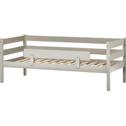 Einzelbett Hoppekids, B:76cm H:65cm L:166cm, grau, Kiefer massiv, Betten, "ECO Comfort Kinderbett, Kiefer Massivholz, Jugendbett inkl. Rollrost",