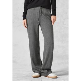 Jogger Pants Cecil Gr. L, Länge 30, platinum grey mel. Damen Hosen High Waist