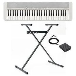 Home Keyboard Casio "Piano-Keyboard-Set CT-S1WESET" Tasteninstrumente Gr. B/H/L: 26cm x 8cm x 93cm, weiß ideal für Piano-Einsteiger und Klanggourmets;