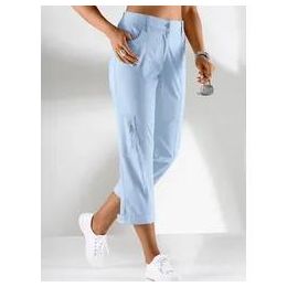 Stretch-Hose Casual Looks Gr. 36, Normalgrößen, blau (hellblau) Damen Hosen