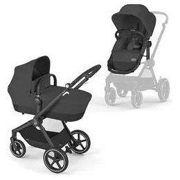 Kinder-Buggy Cybex "Cybex Gold, Eos Lux" schwarz (moon black) Baby Kinderwagen