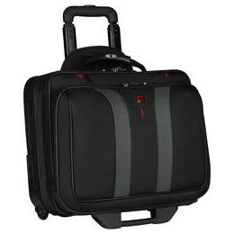 Business-Trolley Wenger "Granada" Gr. B/H/T: 42 cm x 35 cm x 25 cm 24 l, schwarz (schwarz, grau, grau) Koffer Handgepäck-Koffer Reisegepäck mit 17,3-Zoll Laptopfach