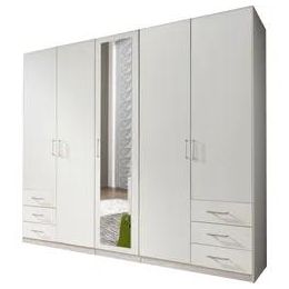 Kleiderschrank wimex "Fügen" Schränke Gr. B/H/T: 225cm x 208cm x 58cm, 5 St., weiß Kleiderschrank Drehtürenschrank Schränke