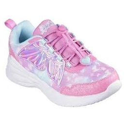 Sneaker Skechers "DREAM RACER" Gr. 31, rosa (rosa-türkis) Kinder Schuhe Schlupfschuh, Slip-On Sneaker mit buntem Motiv