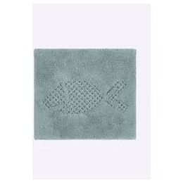 Badematte Heine HOME Badematten Gr. rechteckig (50cm x 90cm),, blau (rauchblau)