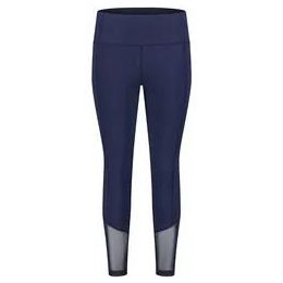 Leggings Betty Barclay "Betty Barclay Leggings mit hohem Bund" Gr. M, US-Größen, blau (dunkelblau), Damen, Jersey, Obermaterial: 85% Baumwolle, 15% Elasthan., Hosen, Form