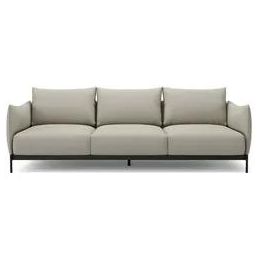 3-Sitzer TENKSOM "Kayto Sofa, TV-Couch, Dreisitzer" Sofas Gr. B/H/T: 250cm x 68cm x 100cm, Polyester, beige Bezüge wechselbar, hoher Sitzkomfort, robuste Unterkonstruktion