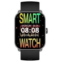 Smartwatch SMARTY 2.0 "Smarty 2.0" Smartwatches schwarz (schwarz-blau)