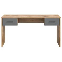 Schreibtisch Inosign "Riga, Breite 150cm, in Nox Oak Nachbildung und Basalt grau" Tische Gr. B: 150cm, grau (nox oak nb + nox nachbildung) Bürotisch, Schreibtisch, Arbeitszimmer, Computertisch