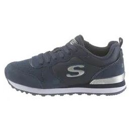 Sneaker Skechers "OG 85 - GOLDN GURL" Gr. 36, blau (navy) Damen Schuhe Freizeitschuh, Halbschuh, Schnürschuh mit Air-Cooled Memory Foam