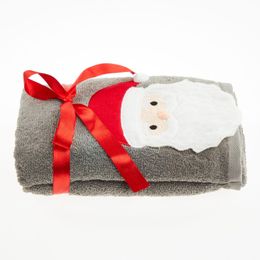 TK Maxx 2er-Pack graue Handtücher mit Weihnachtsstickerei 41x71cm