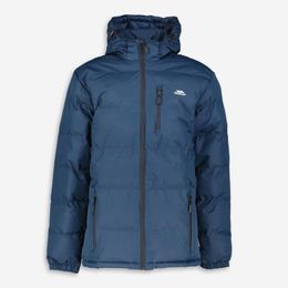 TK Maxx Dunkelblaue Pufferjacke mit abnehmbarer Kapuze