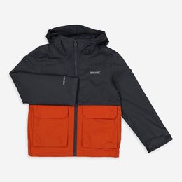 TK Maxx Grau-orangefarbene Softshell-Jacke