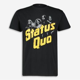 TK Maxx Schwarzes Status Quo T-Shirt