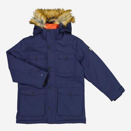 TK Maxx Marineblauer Kunstfell-Parka mit Kapuze