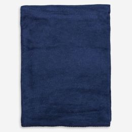 TK Maxx Schwarzblaue Decke mit Melange-Muster 150x200cm