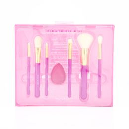 TK Maxx 7er-Pack lilafarbenes Make-up-Pinselset