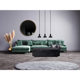 Home Deluxe Couchtisch Amiri Marmor, schwarz XXL - versch. Ausf&uuml;hrungen