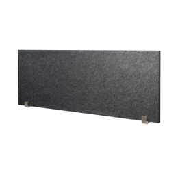 Schreibtisch-Set desktopz ?nie wieder bohren? Farbe: anthrazit, Gr&ouml;&szlig;e: 100x50x2,5cm