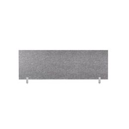 Schreibtisch-Set desktopz Klemme Farbe: grau, Gr&ouml;&szlig;e: 150x50x1cm